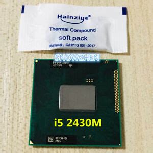 Intel Core i5 2430M CPU SR04W 2.4GHz 3M/5GT/s Notebook Laptop Processor ...