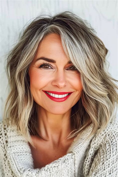 33 Flawless Medium Length Hairstyles For Women Over 40 Medium Length