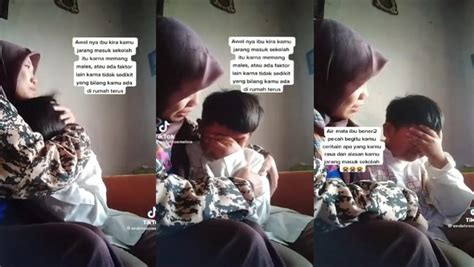 Viral Video Guru Dan Siswa Sd Di Cianjur Nangis Berpelukan Penyebabnya Bikin Haru