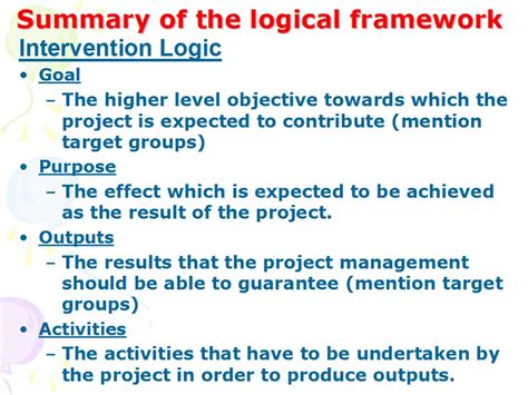 PPT THE LOGICAL FRAMEWORK APPROACH PowerPoint Presentation Free Download ID 1272631