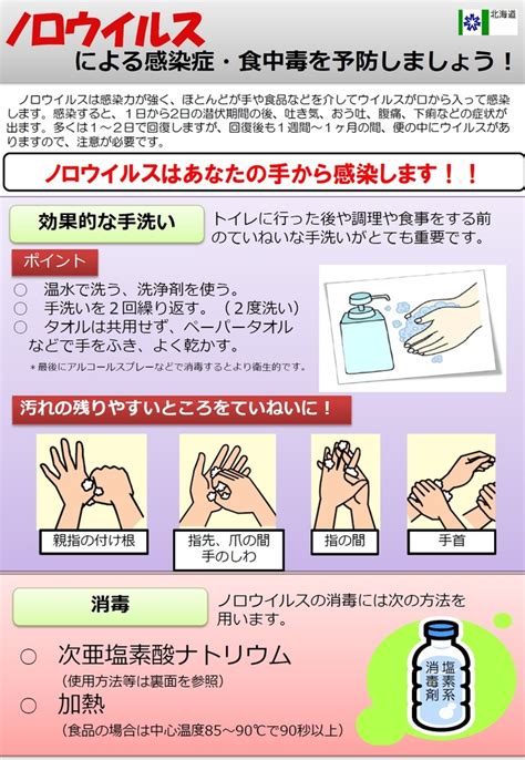 感染性胃腸炎を予防しましょう｜健康・福祉｜砂川市ホームページ