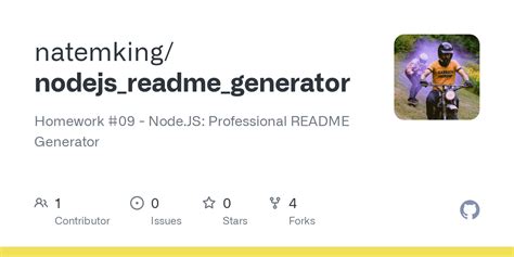 github natemking nodejs readme generator homework 09 node js