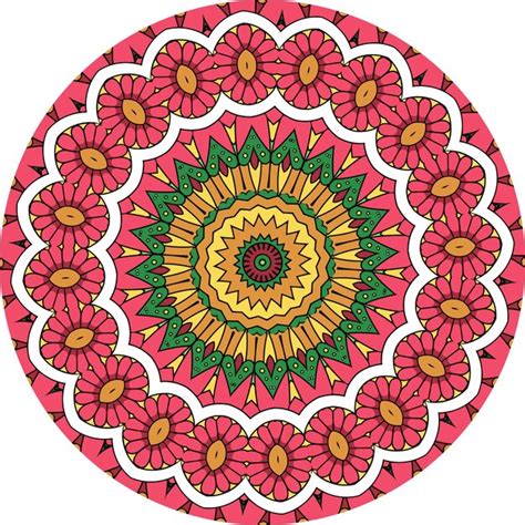 럭셔리 장식 만다라 디자인 배경 화려한 프리미엄 벡터