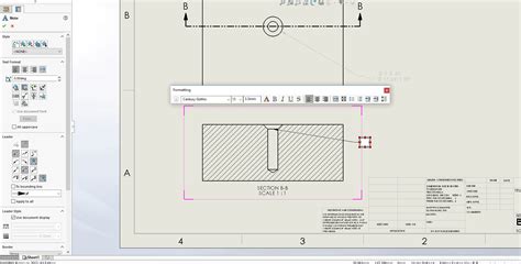 Solidworks Tutorial Hole Callout In A Section View