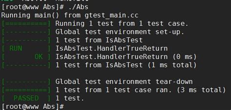Gtest的介绍和使用 测试