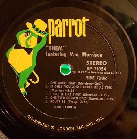 Them Featuring Van Morrison 1972 Us Original Vinyl Pursuit Inc