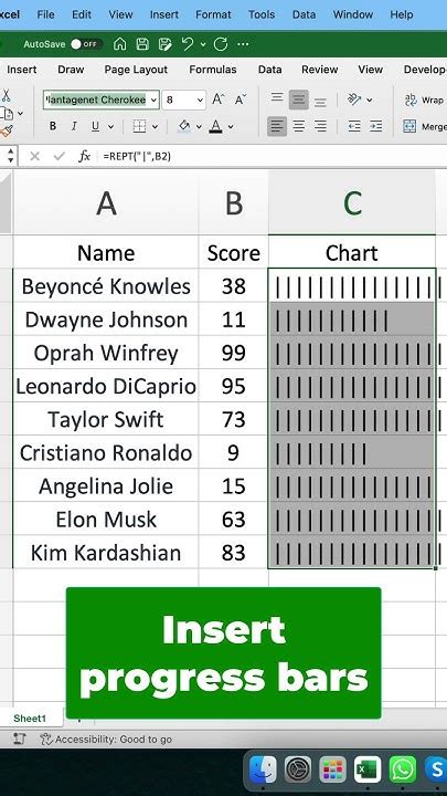 Progress Bars For Ultimate Data Visualization Excelshorts Exceltip