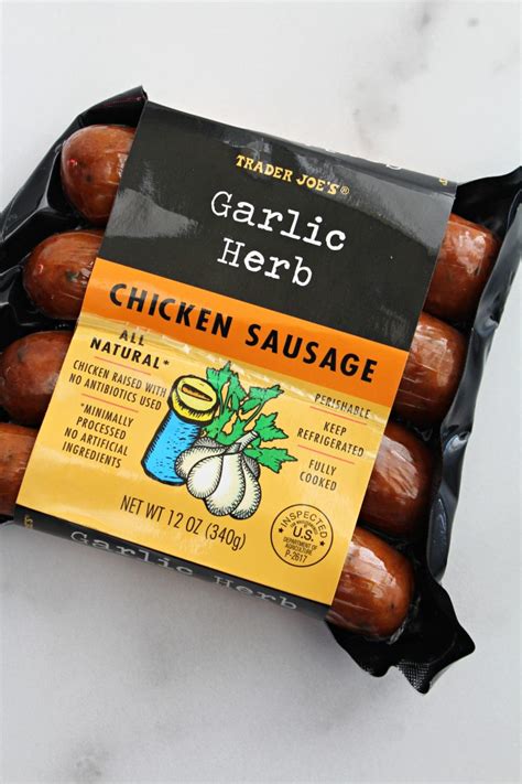 Trader Joes Garlic Herb Chicken Sausage Love To Be In The Kitchen