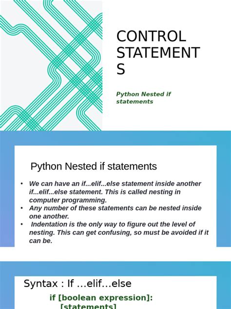 Control Statements If And For Loop Pdf Control Flow Parameter Computer Programming
