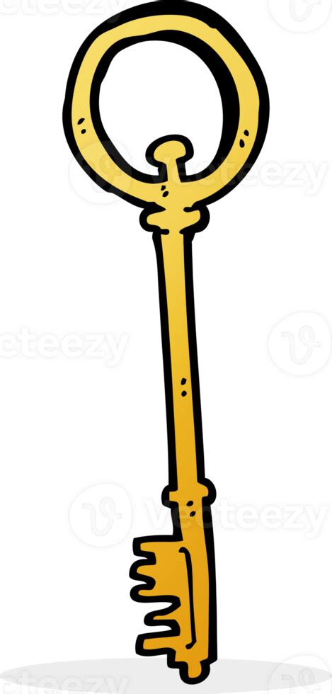 Cartoon Key Drawing 46995054 PNG