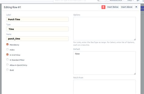 Default Time Value In Erpnext Time Field Frappe Framework Frappe Forum