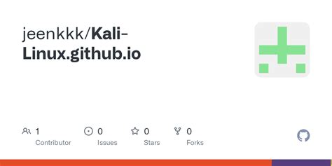GitHub Jeenkkk Kali Linux Github Io