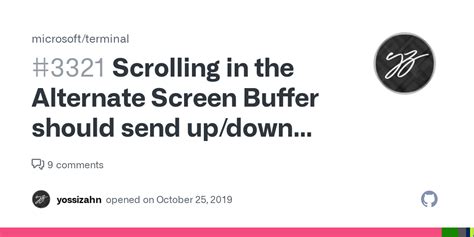scrolling in the alternate screen buffer should send up down keystrokes · issue 3321