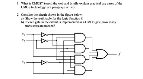 Solved 1 What Is Cmos Search The Web And Briefly Explain