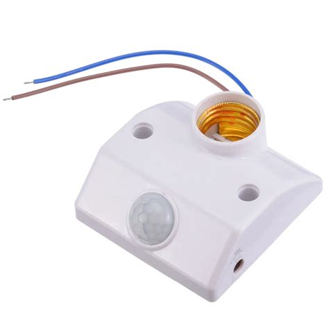 e27 pir infrared motion sensor led light lamp holder led lamp base pir