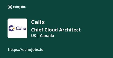 Calix Is Hiring Chief Cloud Architect Remote Python Streaming Kafka Docker Kubernetes Go