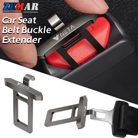 1 2 ชิ้น Neta V U Pro รถ มินิ ความปลอดภัย เข็มขัดนิรภัย ยกเลิก ซ่อนเข็มขัดนิรภัย หัวเข็มขัด คลิป