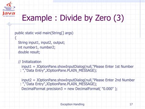 Ppt Exception Handling Powerpoint Presentation Free Download Id3716125
