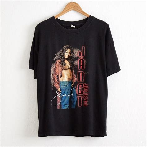 Vtg 1990s Janet Jackson Concert Tour T Shirt Availabale All Size Short