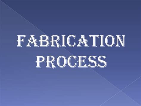 Masking And Lithography Techniques Pptx