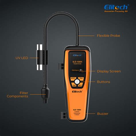 Elitech Ild 100h Portable Heated Diode Refrigerant Leak Detector