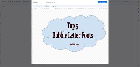 How To Create Bubble Letters In Google Docs A Comprehensive Guide Prabidi Technology In