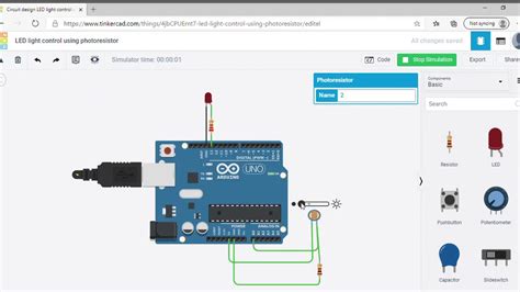 Led Light Control Using Photoresistor Youtube
