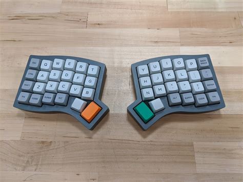 IC Orbit X Compact Split Ergonomic Keyboard In Production Keyboard Keyboards Computer Setup