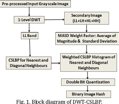figure 1 from image hashing using dwt cslbp semantic scholar