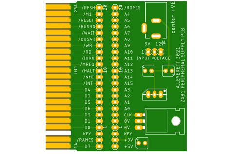 ZX Peripheral Supply Pcb Levo S Retro Computer Projects