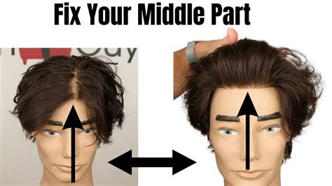 How To Remove A Middle Part TheSalonGuy YouTube