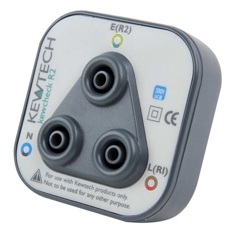Kewtech Kewcheckr2 R1 R2 Socket Adaptor Kewcheckr2 Cef