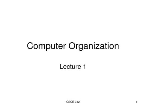 PPT Computer Organization PowerPoint Presentation Free Download ID