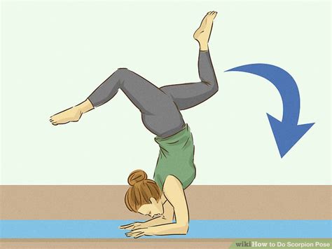 Easy Ways To Do Scorpion Pose 10 Steps With Pictures Wikihow Fitness