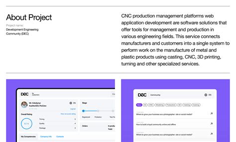 Web App Design CNC Management Platform UI Dashboard Behance