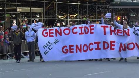 Pro Palestinian Protesters Disrupt Macys Thanksgiving Parade Nt News