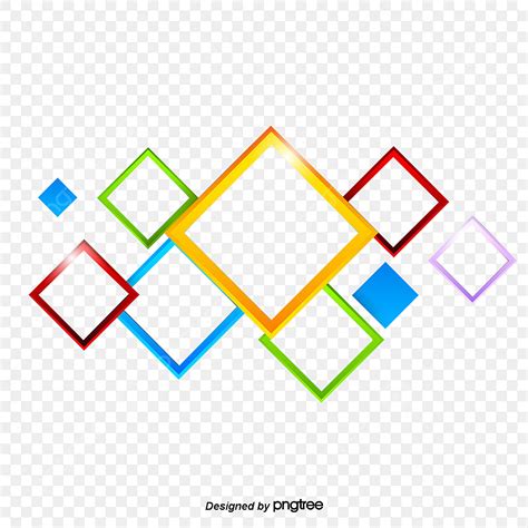 Three Dimensional Png Image Three Dimensional Abstract Geometric Squares Abstract Geometry