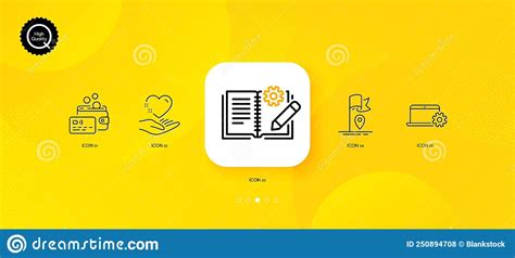 Engineering Documentation Notebook Service And Hold Heart Minimal Line