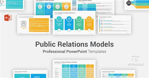 Public Relations Models PowerPoint Template SlideSalad