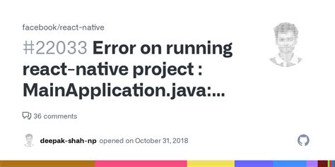 Error On Running React Native Project Mainapplicationjava5 Error Cannot Find Symbol Import