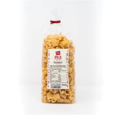 Pasta Radiatori 500g Pastafino Bayern