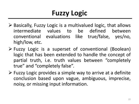 Fuzzy Logic Notes Ai Cse 8th Sem Pptx Programming Languages Computing