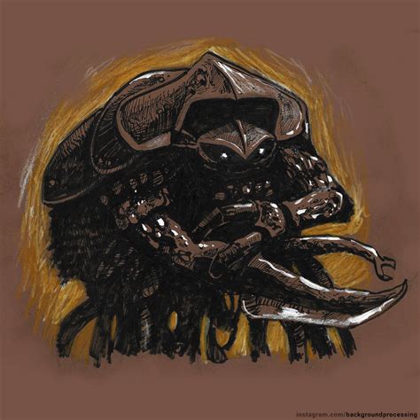 inktober day 10 crabby by backgroundprocessing on deviantart