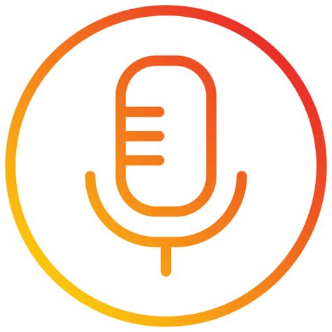 Voice Command Generic Gradient Icon