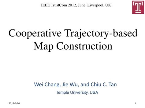 Ppt Cooperative Trajectory Based Map Construction Powerpoint