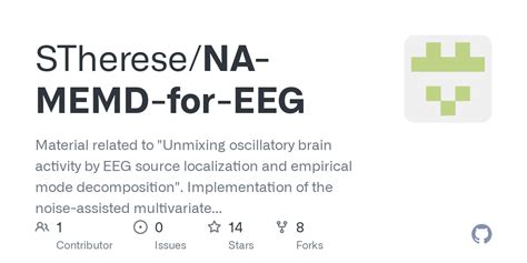 Github Stheresena Memd For Eeg Material Related To Unmixing