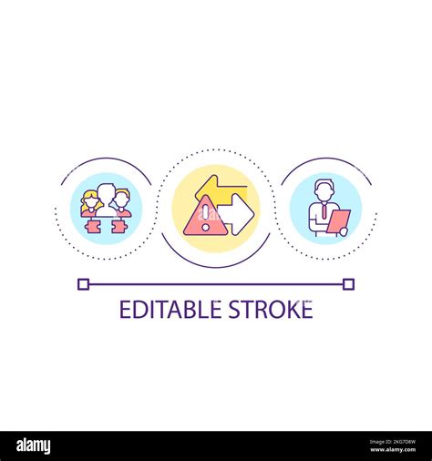 Detection Issues Loop Concept Icon Stock Vector Image Art Alamy