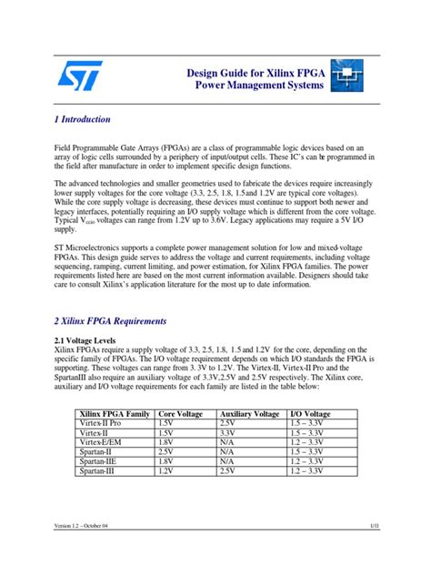 Design Guide For Xilinx Fpga Power Management Systems Pdf Field Programmable Gate Array