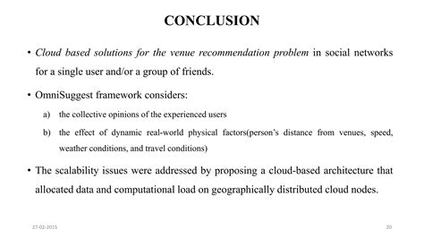 Omnisuggest A Ubiquitous Cloud Based Context Aware Recommendation System For Mobile Social