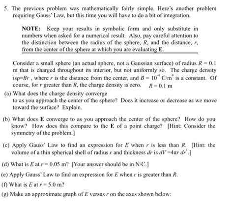 Solved 5 The Previous Problem Was Mathematically Fairly